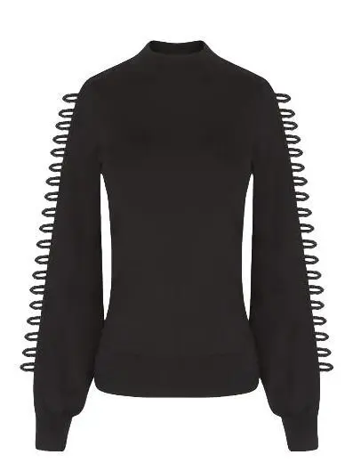 Anne Fontaine Parfum Knit Top - Black