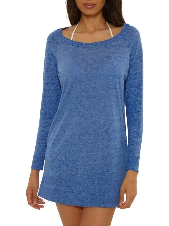 BECCA By Rebecca Virtue Beach Date Long Sleeve Tunic - Lapis