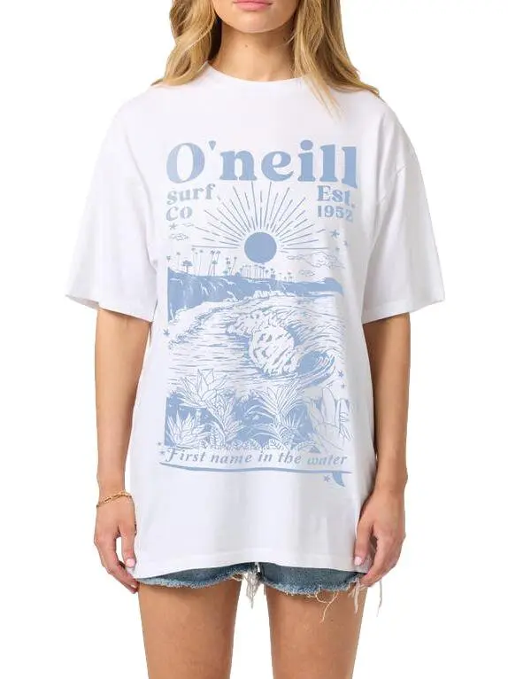 O'Neill Oversize Cotton T-shirt - White