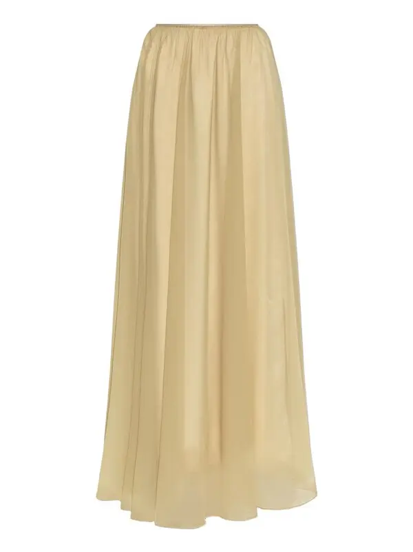 FORTE_FORTE A-line Skirt - Beige