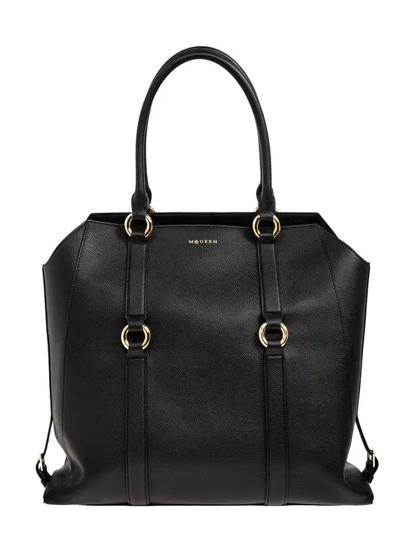 Alexander McQueen Farringdon Shopper Bag - Black