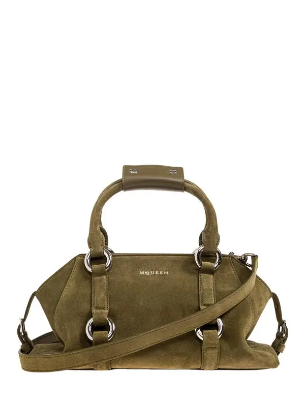 Alexander McQueen Farringdon Small Handheld Bag - Green