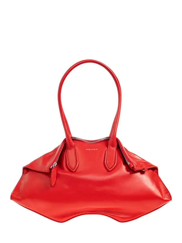 Alexander McQueen Manta' Shoulder Bag - Red