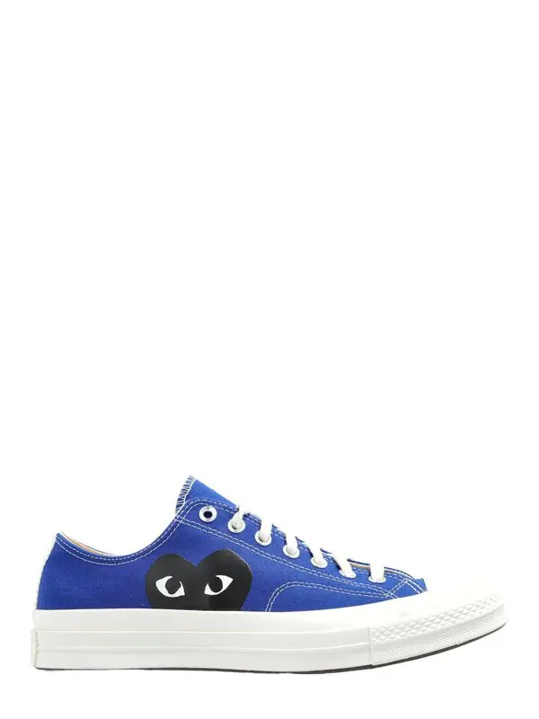 Play Comme Des Garcon X Converse Low-top Sneakers - Navy Blue