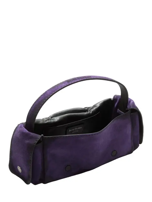 Acne Studios Multipocket Suede Shoulder Bag - Violet Purple
