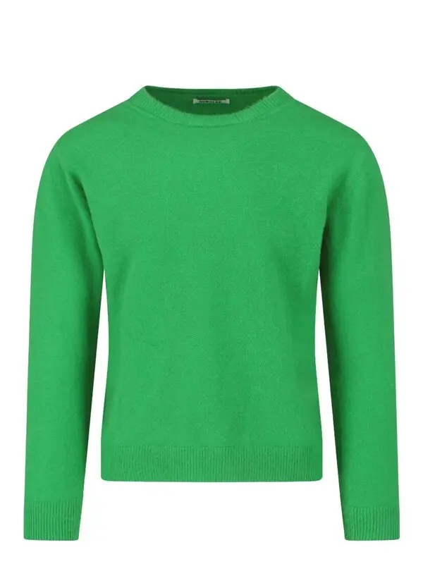 Auralee Cashmere Blend Sweater - Green