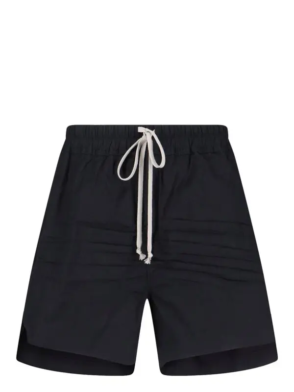 Max Mara Cotton Shorts - Black