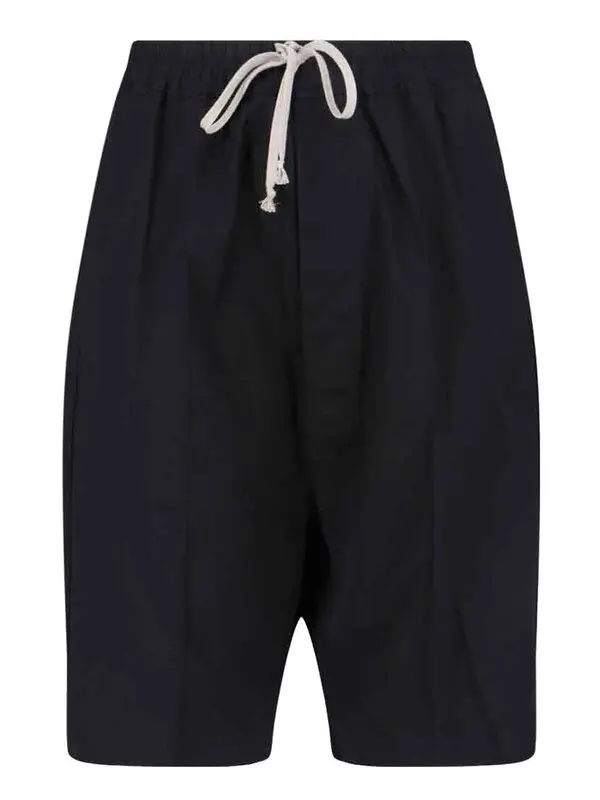 Max Mara Cotton Shorts - Black