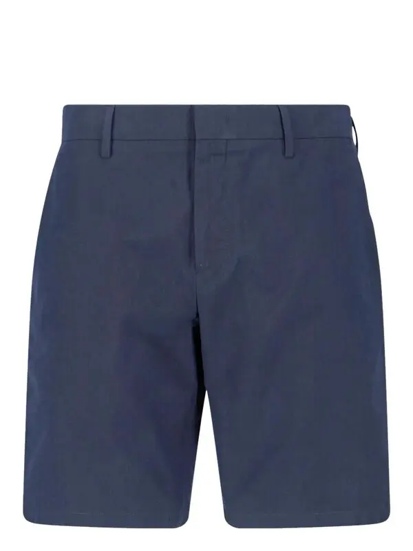 Max Mara Cotton Shorts - Blue