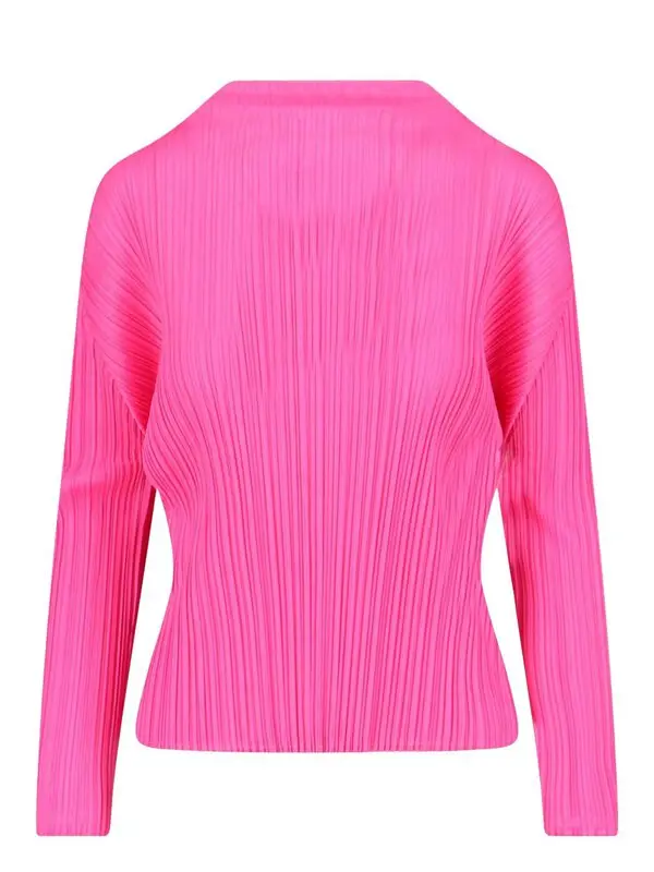Comme Des Garçons Pleated Top - Pink