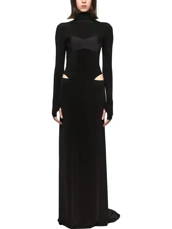 ATU BODY COUTURE Cardinal Maxi Dress - Black