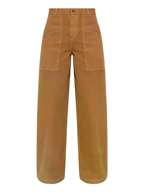 Moncler Patch-pocket Trousers - Brown