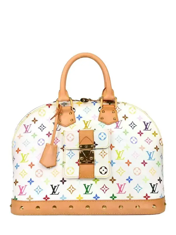 LOUIS VUITTON 2011 Monogram Multicolor Alma Handbag - White