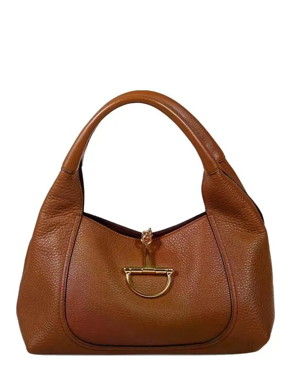 Gucci Horsebit Shoulder Bag - Brown