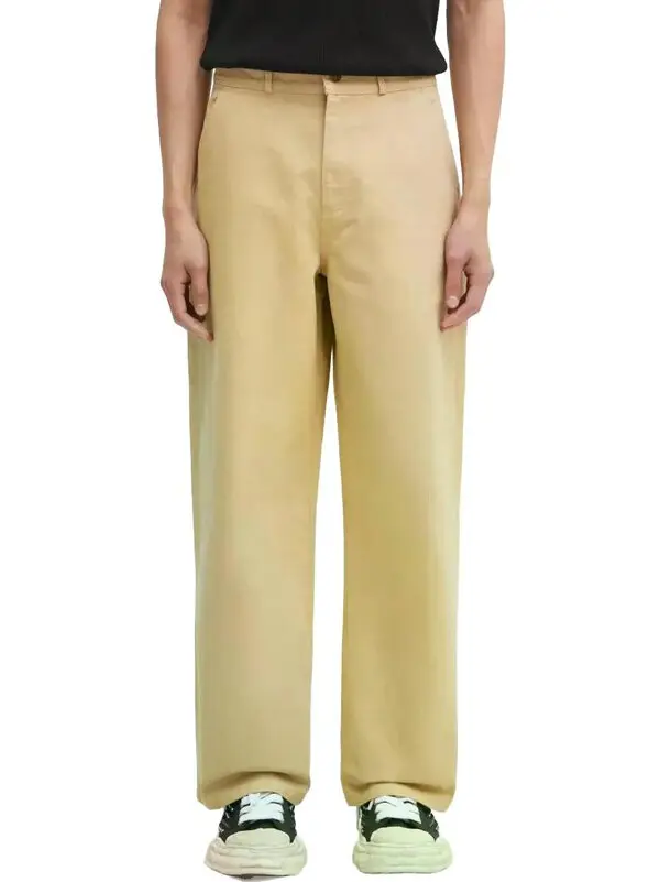 SPORTY & RICH Cotton Trousers - Neutrals