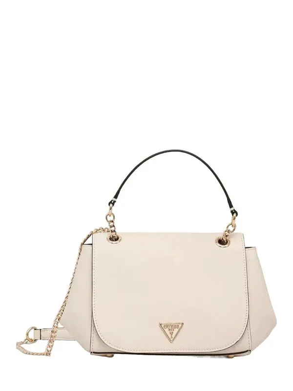 Guess Talent Logo-plaque Shoulder Bag - Neutrals