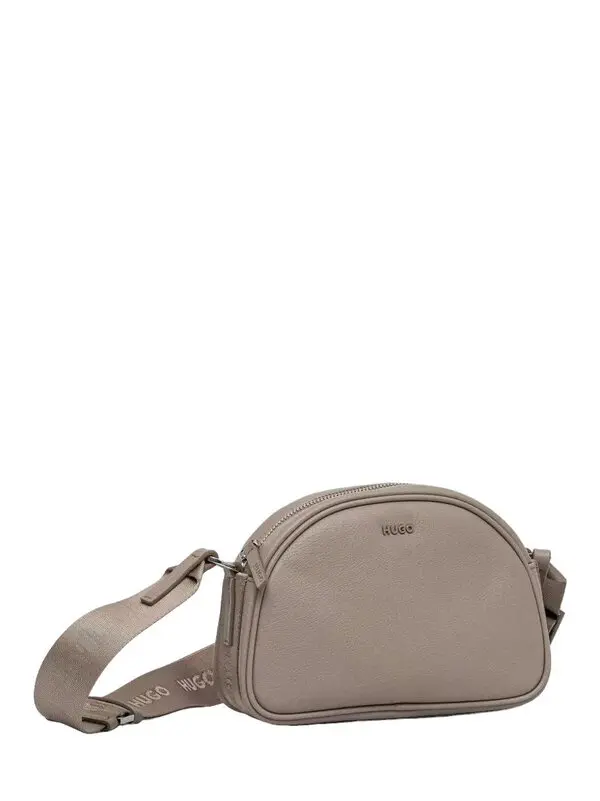 Hugo Zip-fastening Cross Body Bag - Neutrals
