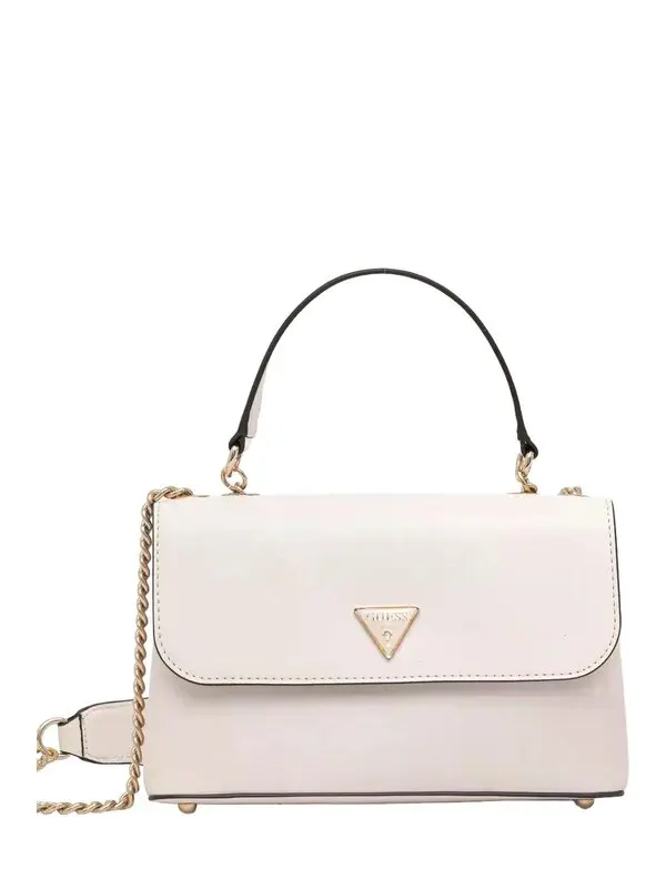 Guess Daryna Logo-plaque Shoulder Bag - Neutrals