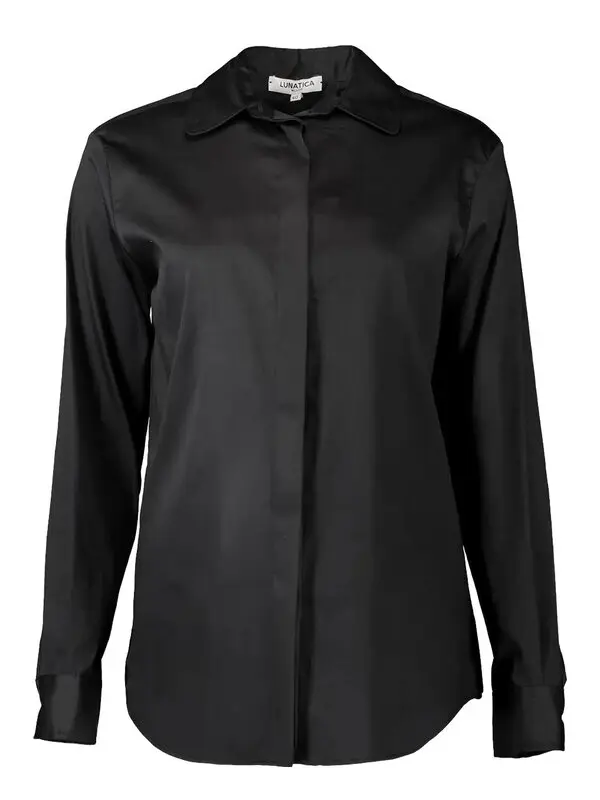 LUNATICA MILANO Long-sleeve Shirt - Black