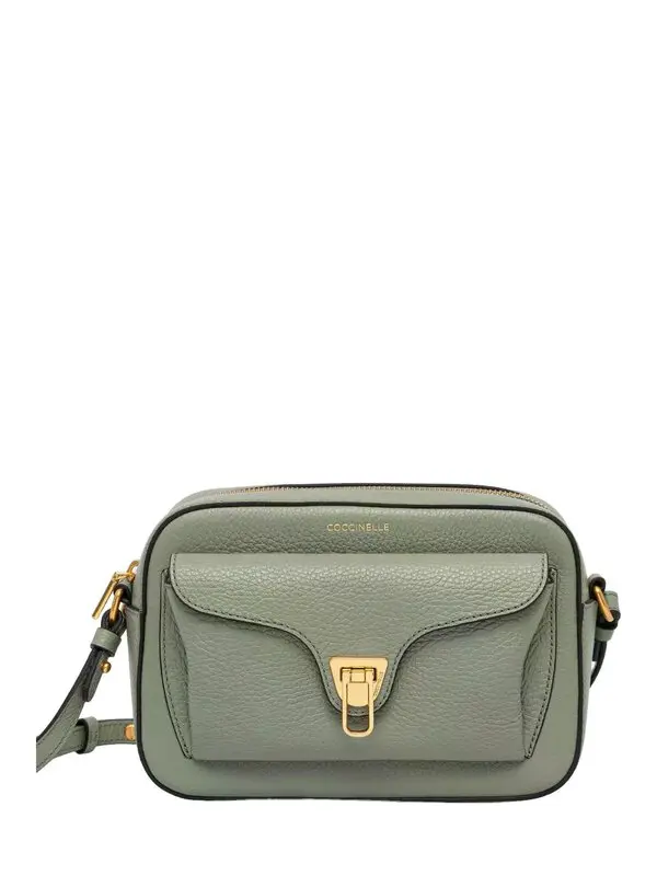 COCCINELLE Beat Pocket Detail Satchel - Green