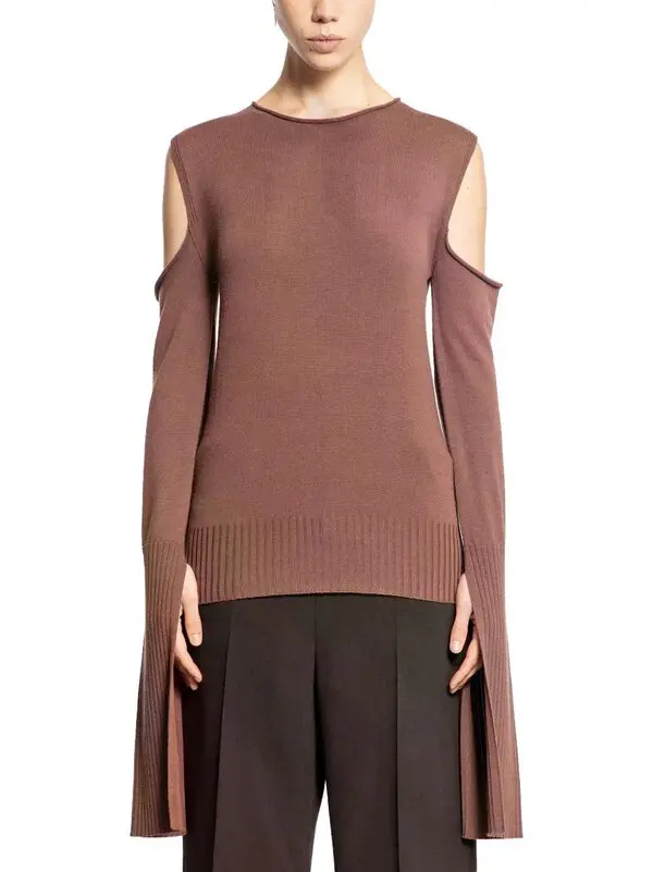 Rick Owens Porterville Cutout Sweater - Brown