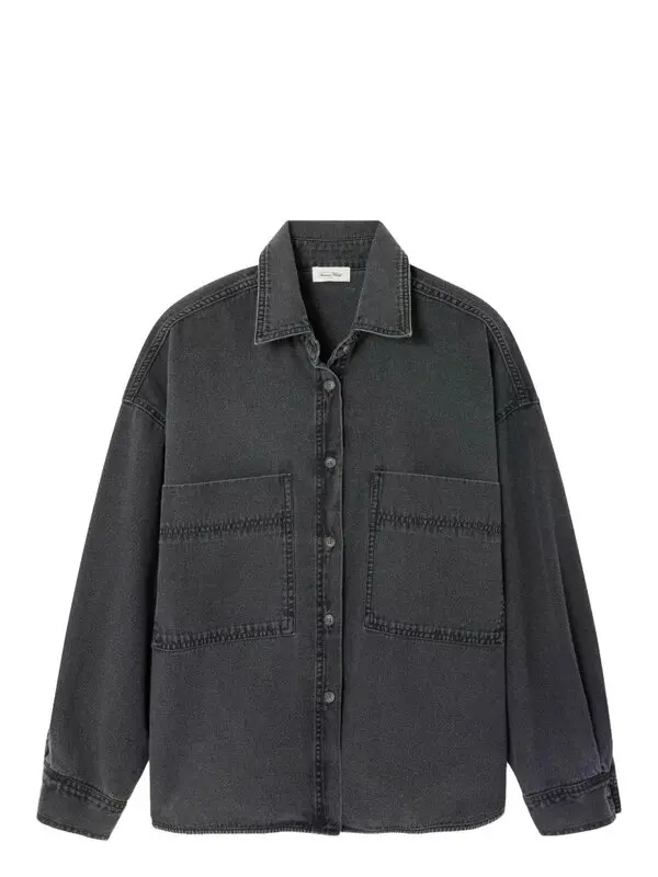 American Vintage Jazy Denim Shirt - Black