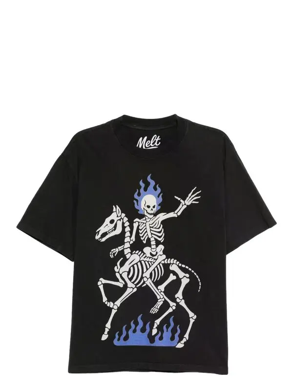 MELT Graphic-print T-shirt - Black