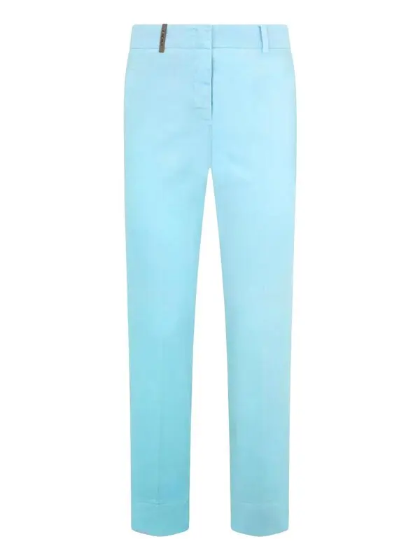 Peserico Belt-loop Trousers - Blue