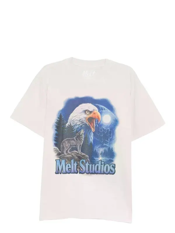 MELT Eagle-print T-shirt - Neutrals