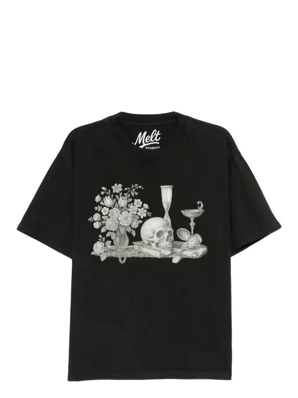MELT Graphic-print T-shirt - Black