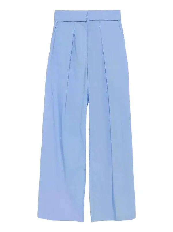 FORTE_FORTE Pleated Trousers - Blue