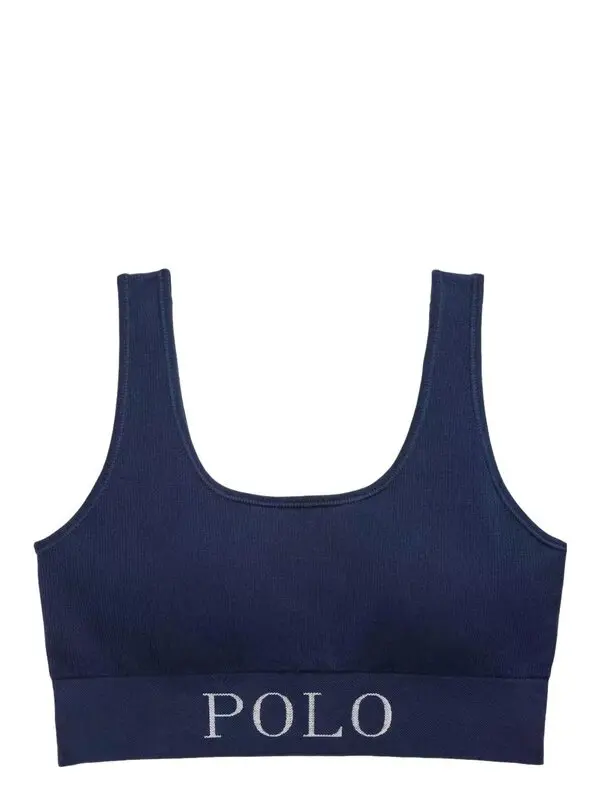 Polo Ralph Lauren Ribbed Seamless Top - Blue