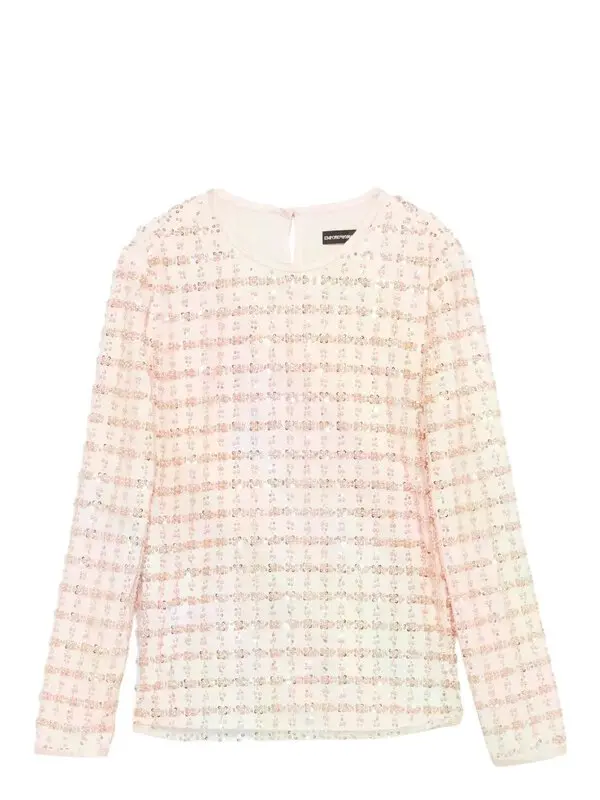 Emporio Armani Embellished Top - Pink
