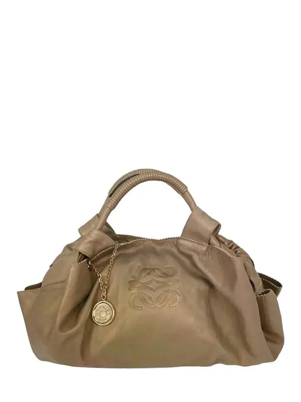Loewe Aire Leather Tote Bag - Gold
