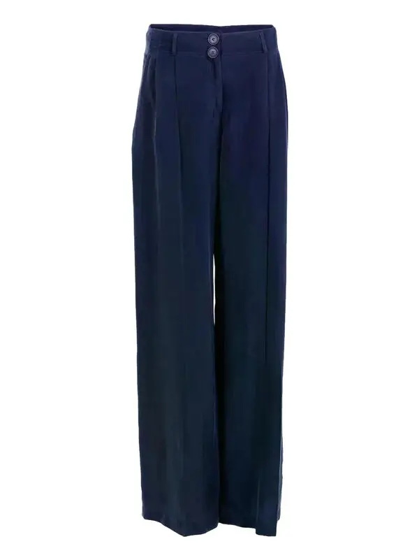Silvia Tcherassi Opal Pleated Trousers - Blue