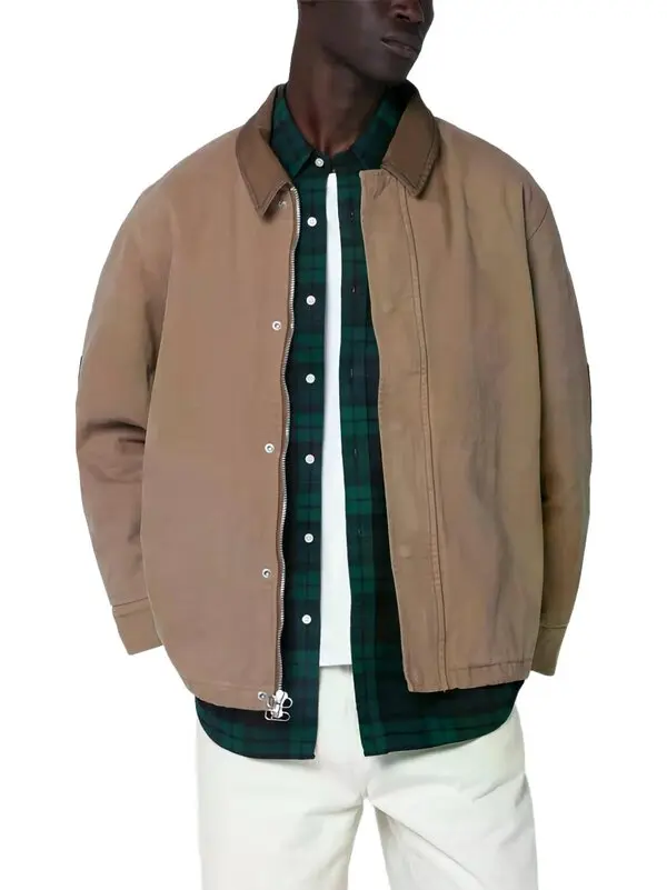 OAMC Cotton Zip-up Jacket - Brown