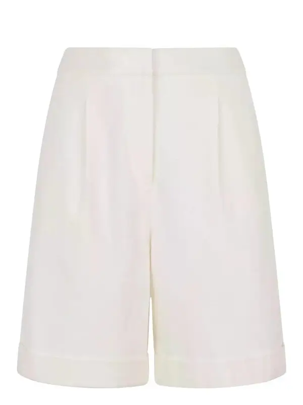Peserico High-waisted Shorts - Neutrals