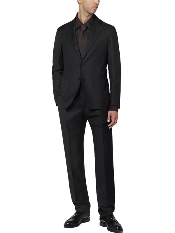 Tagliatore Montecarlo Single-breasted Suit - Black