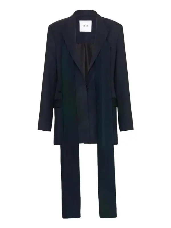 ESSE STUDIOS Single-breasted Blazer - Blue