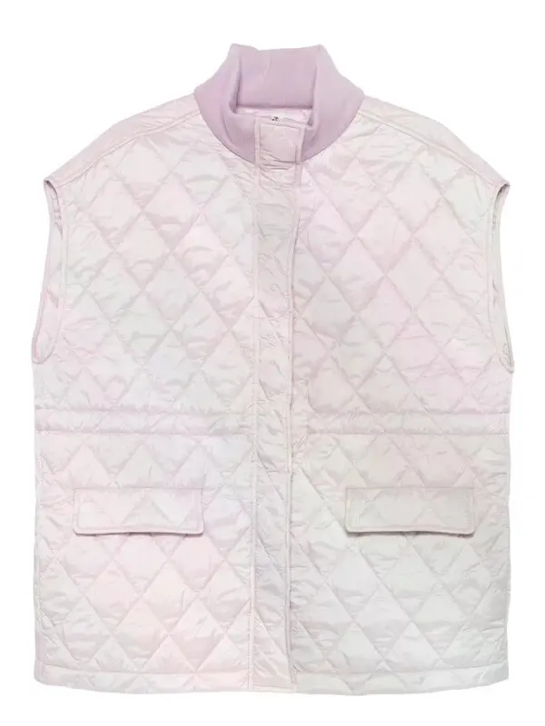 Fabiana Filippi Quilted Sleeveless Jacket - Purple