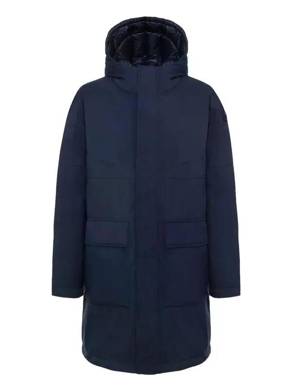 COLMAR Hooded Flap-pocket Coat - Blue