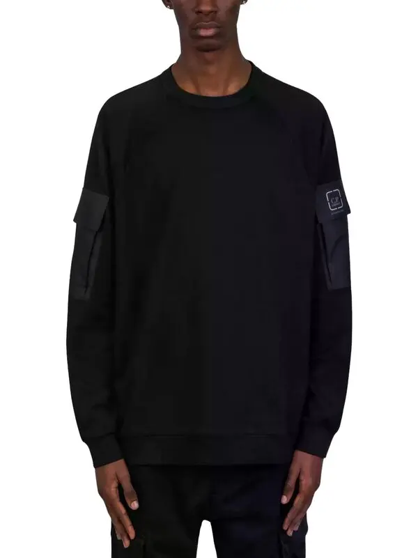C.P. COMPANY Metropolis Series Crew-neck Sweatshirt - Black