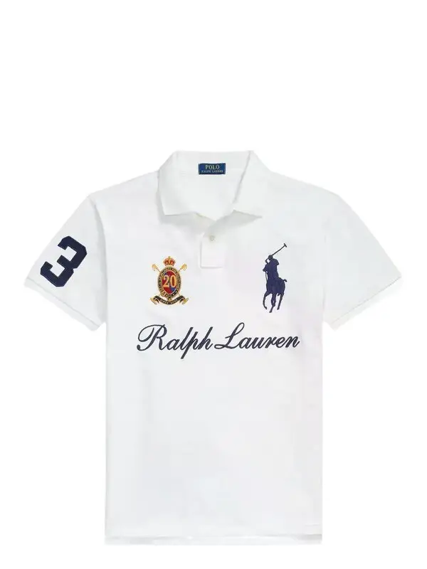 Polo Ralph Lauren Appliqué Polo Shirt - White