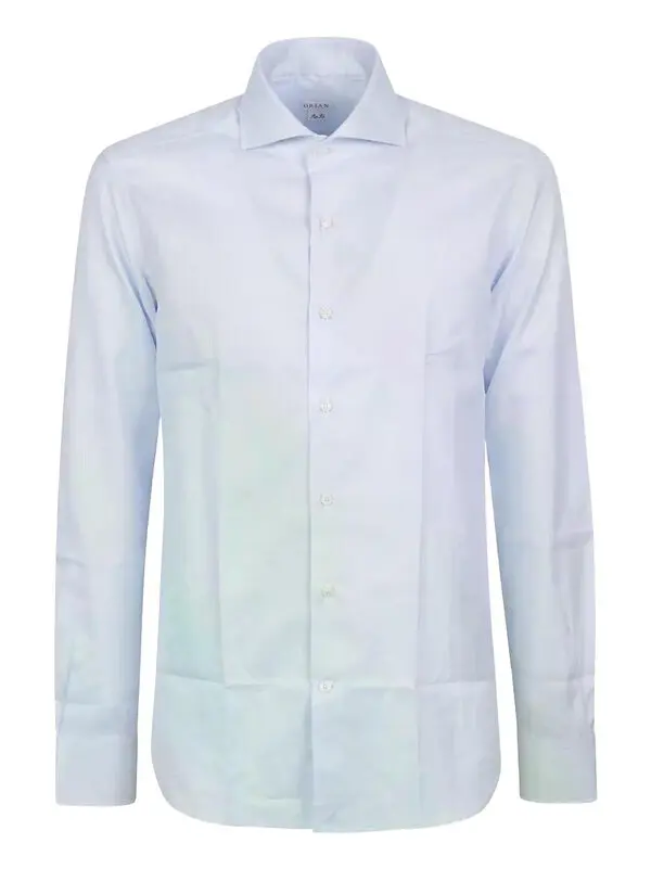 ORIAN Cotton Shirt - Blue
