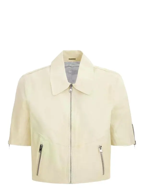 LAMARQUE Short Sleeve Jacket - Neutrals