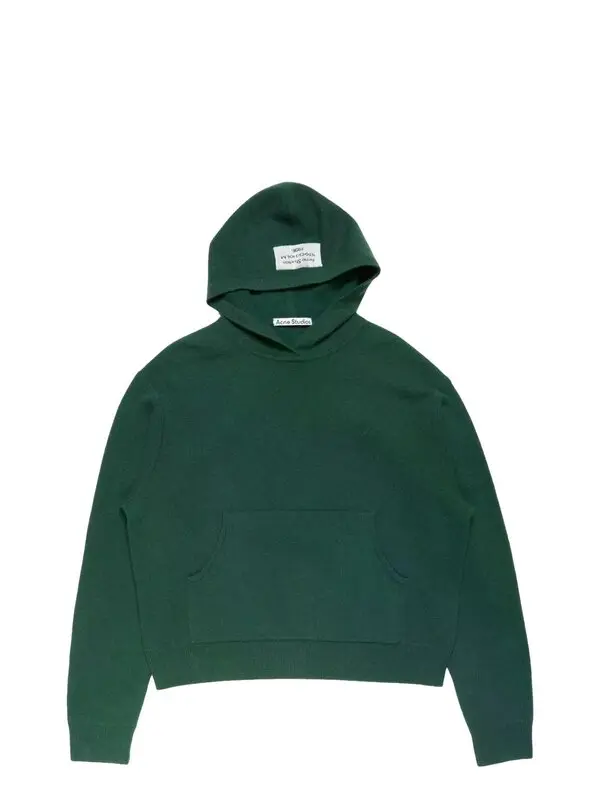 Acne Studios Knitted Hoodie - Green