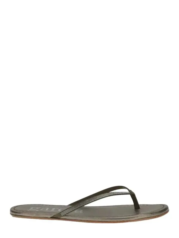PEDRO GARCIA Embellished Thong Sandals - Grey