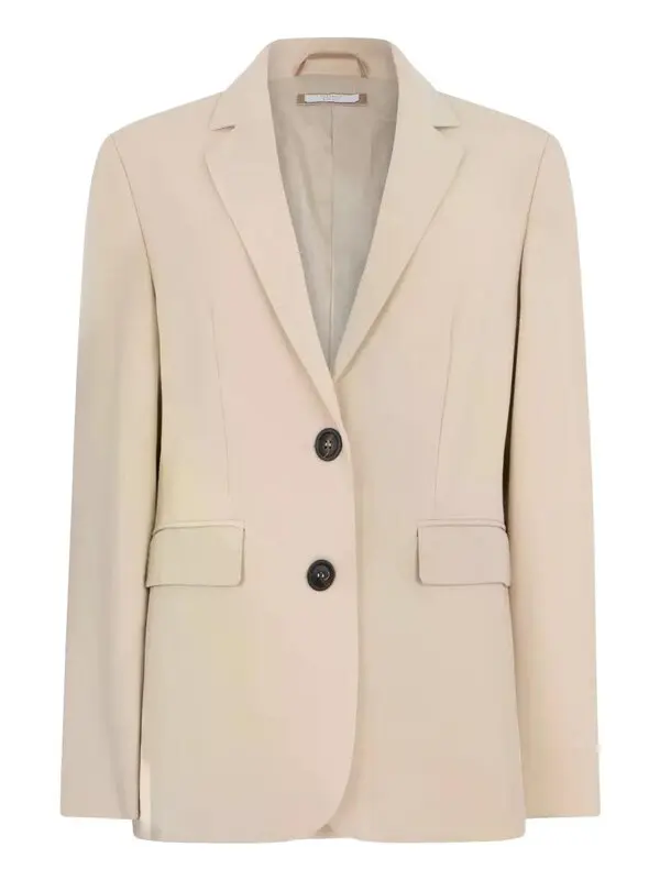 Peserico Buttoned Blazer - Neutrals
