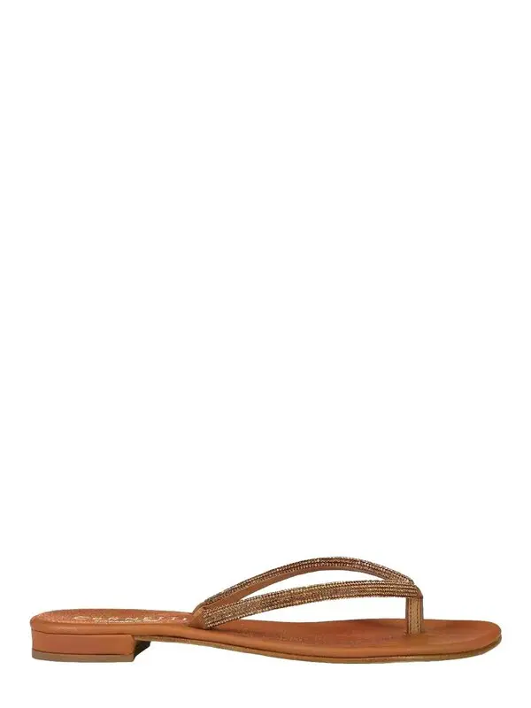 CORNETTI Pogliano Crystal-embellished Sandals - Brown