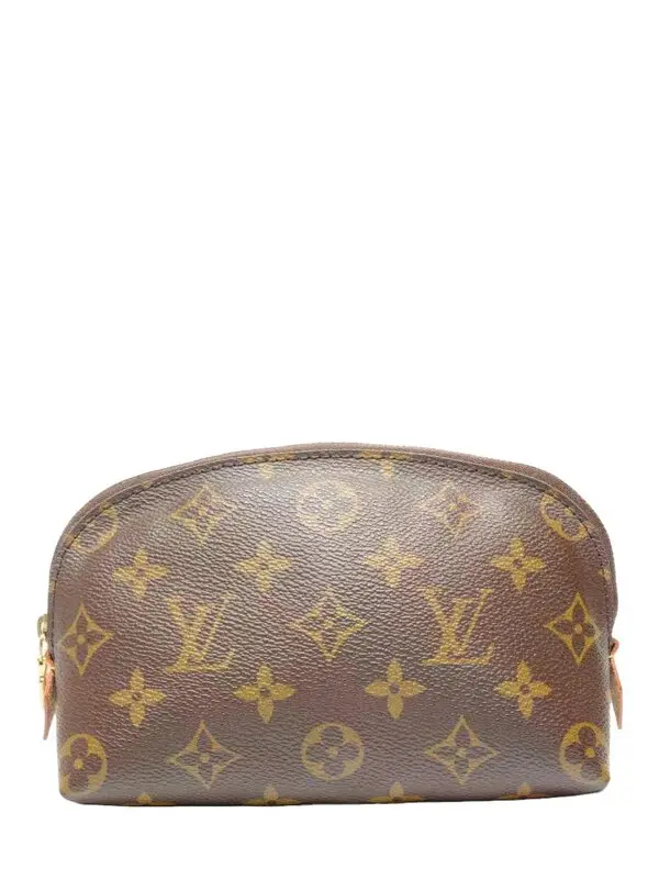 LOUIS VUITTON 2000-2020s Monogram Cosmetic Pouch - Brown